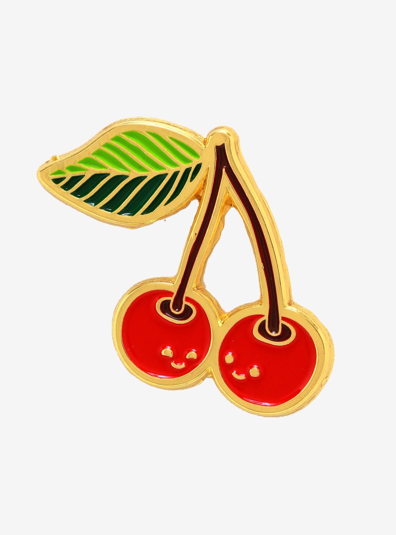 Happy Cherries Enamel Pin - BoxLunch Exclusive | BoxLunch