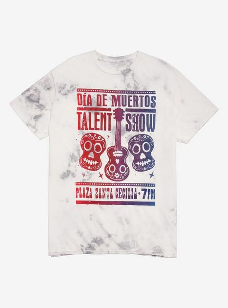 Disney Pixar Coco Dia De Muertos Talent Show Washed T-Shirt | Hot Topic