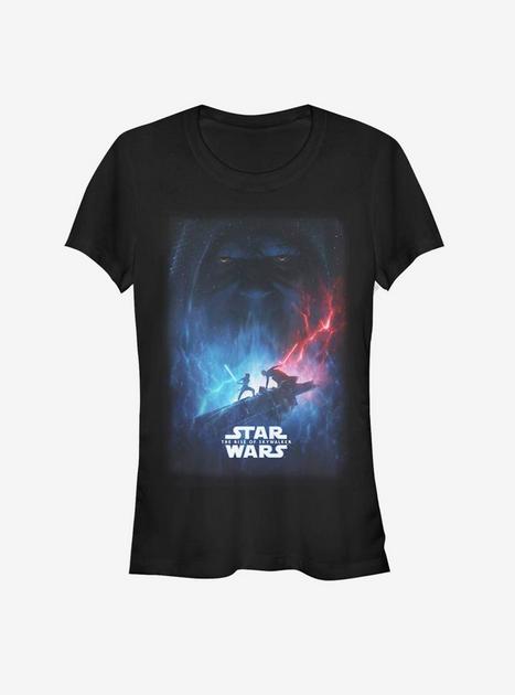 Star Wars: The Rise of Skywalker Tros Movie Poster Girls T-Shirt ...