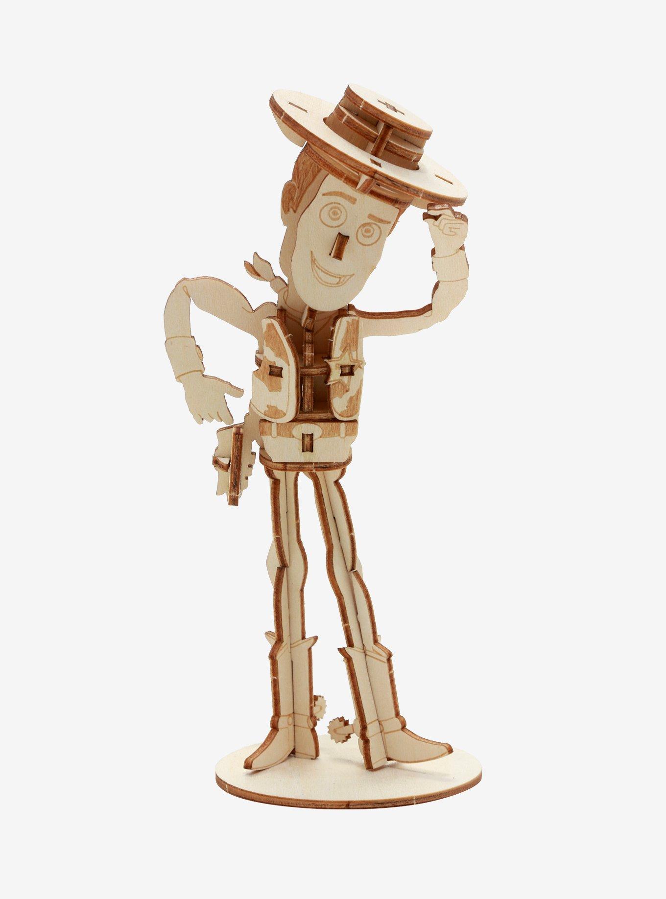 Incredibuilds Disney Pixar Toy Story 4 Woody Book & 3D Wood Model Kit ...