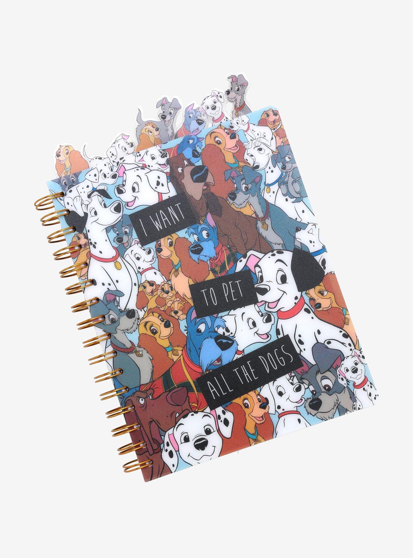 Disney I Want To Pet All The Dogs Tabbed Journal | Hot Topic