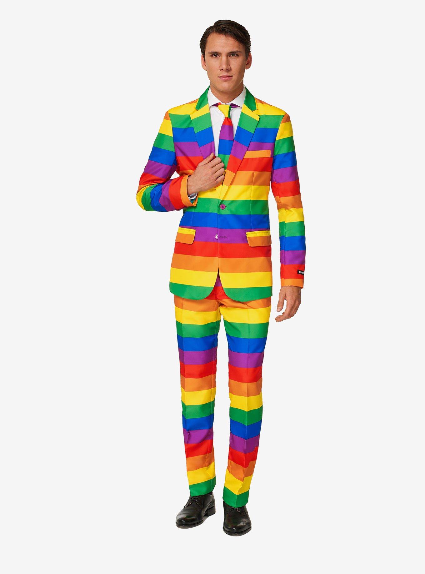 Suitmeister Men's Rainbow Pride Suit | Hot Topic
