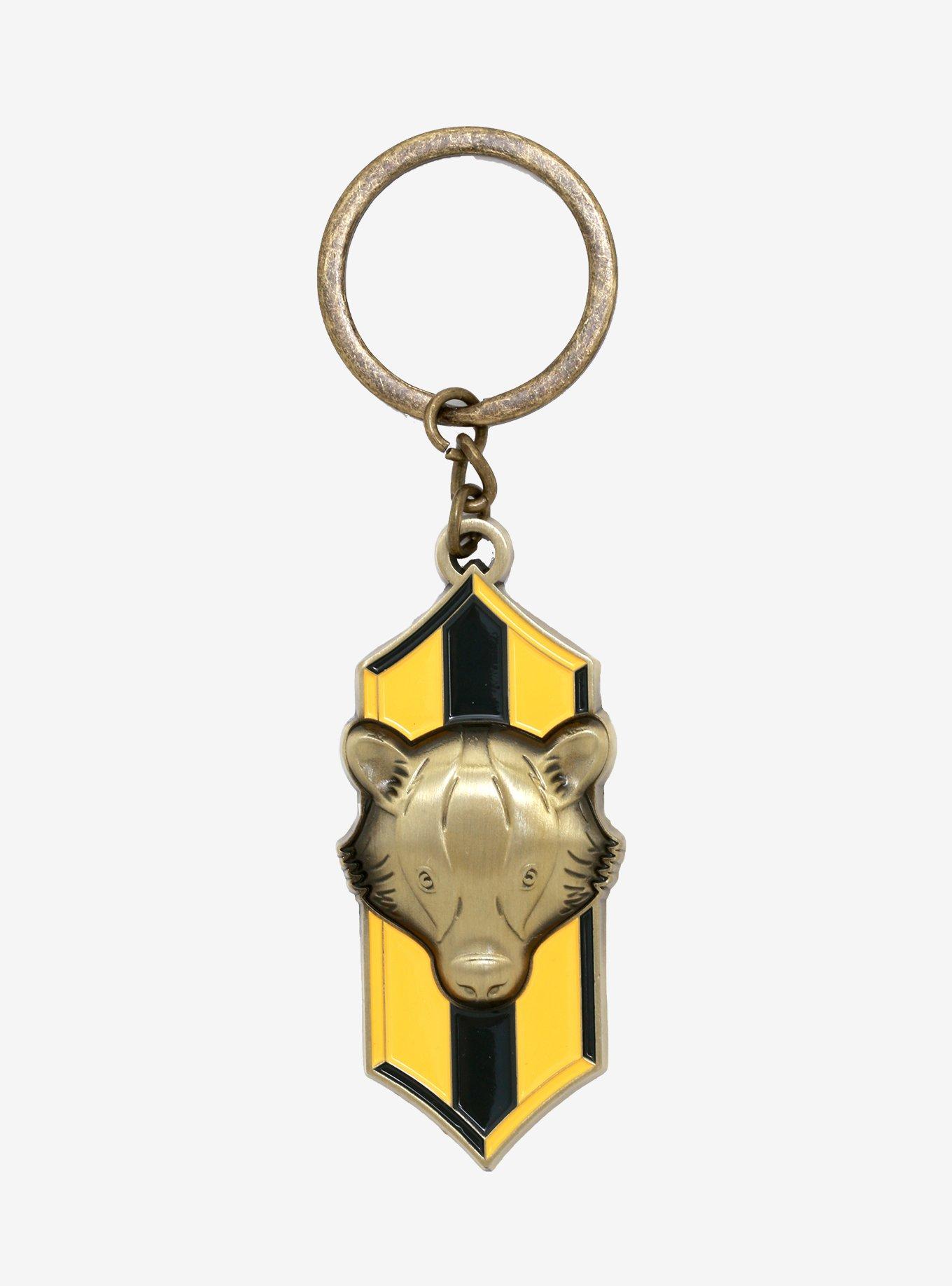 Harry Potter Hufflepuff Metal Key Chain | Hot Topic