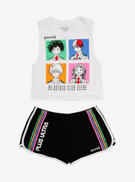 My Hero Academia Panel Girls Tank Top & Soft Shorts Set | Hot Topic