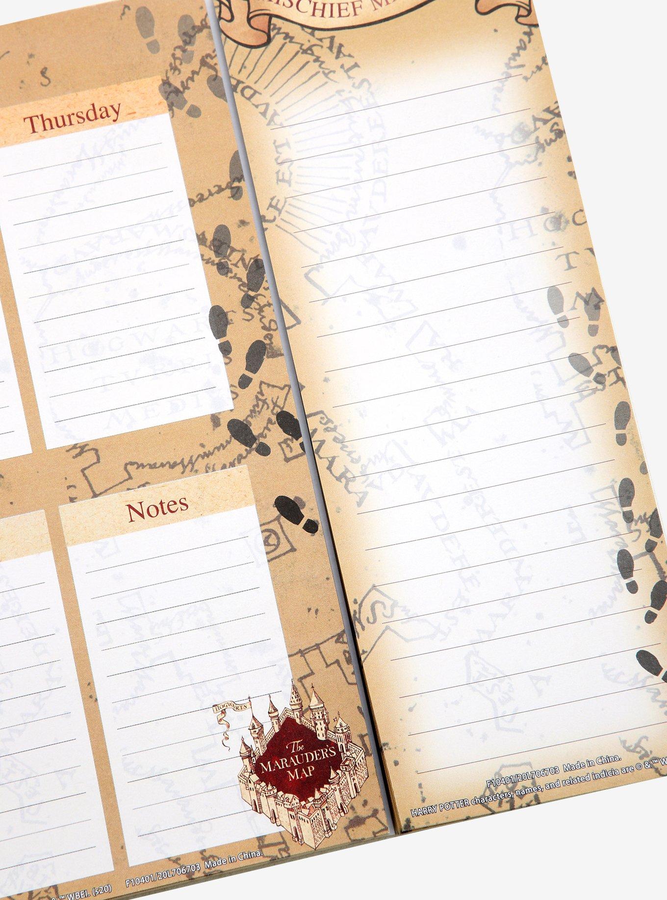 Harry Potter Marauder's Map Desk Planner - BoxLunch Exclusive | BoxLunch
