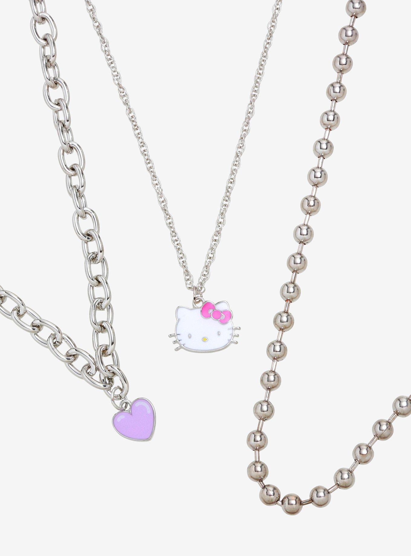 Hello Kitty Chain Necklace Set | Hot Topic