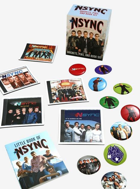 *NSYNC Magnets, Pins, and Book Set | BoxLunch