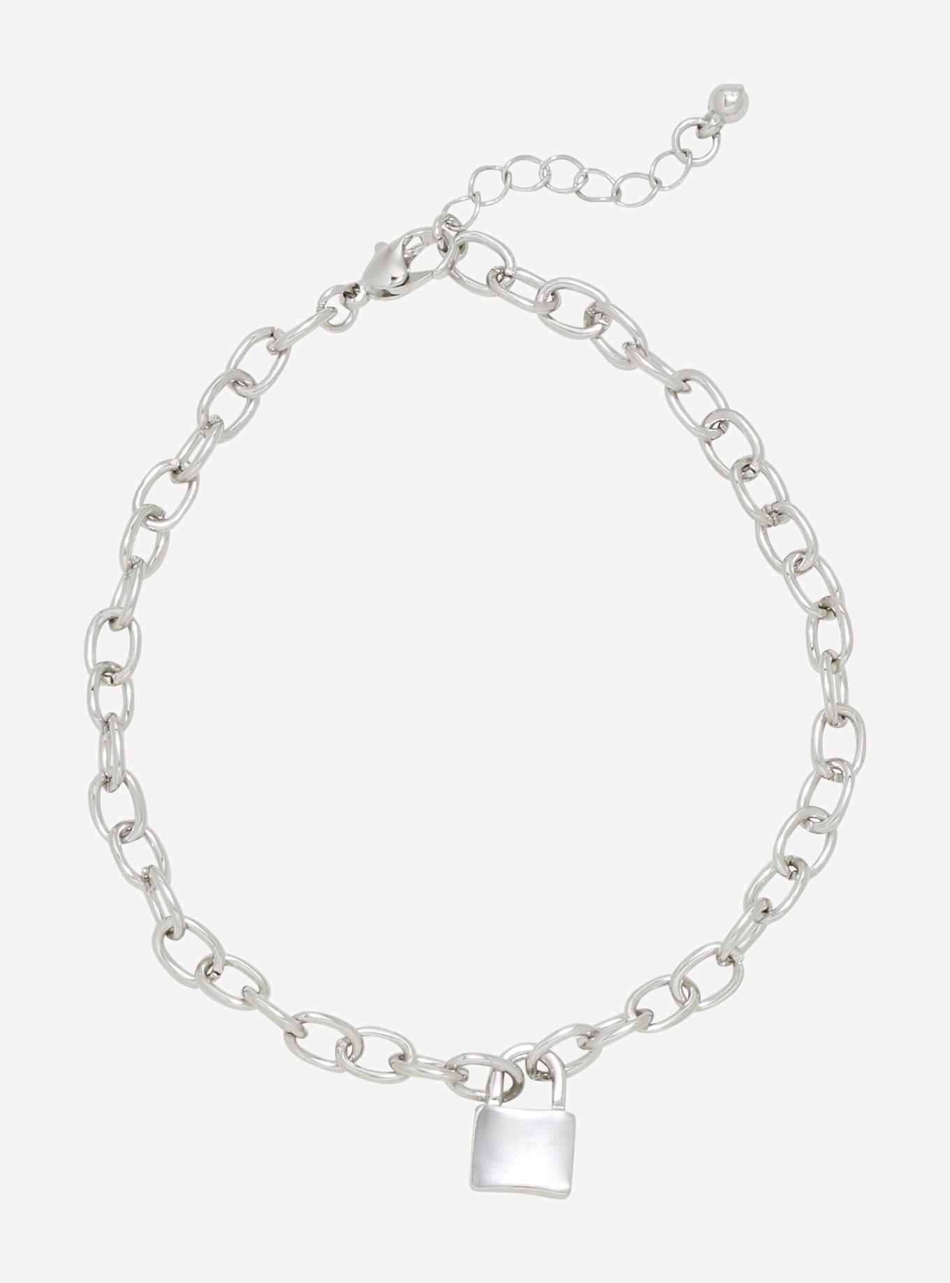 Padlock Chain Anklet | Hot Topic
