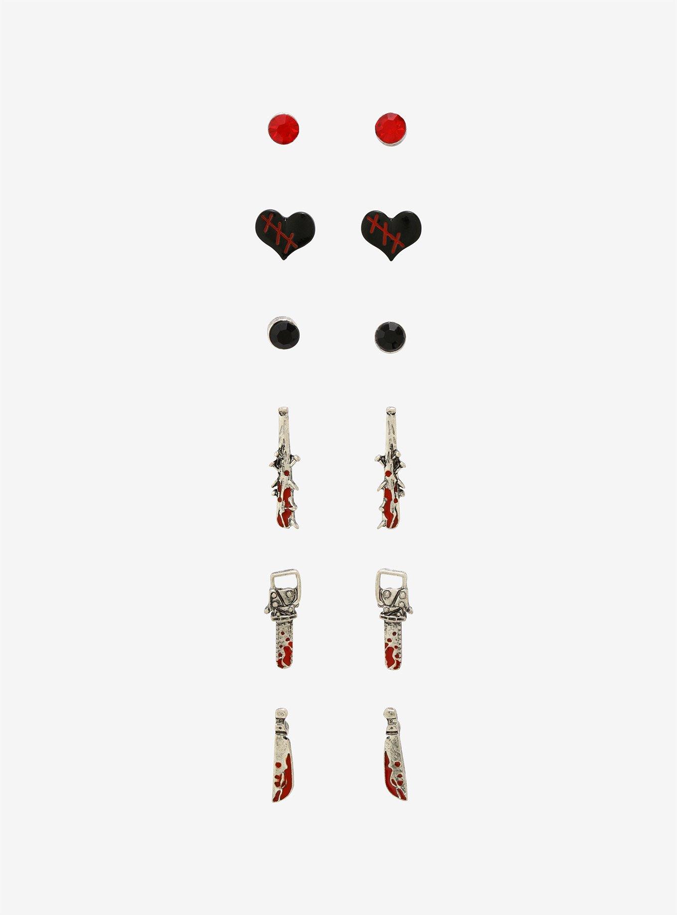 Weapon Heart Earring Set | Hot Topic