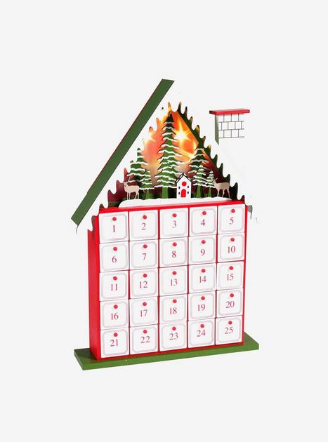 Battery-Operated Light-Up House Advent Calendar | Hot Topic