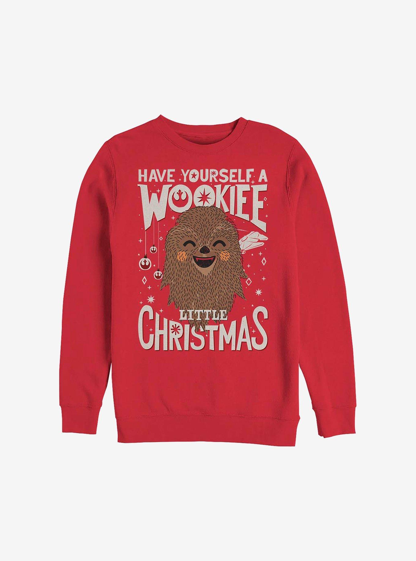 Star Wars Wookiee Christmas Sweatshirt - RED | Hot Topic