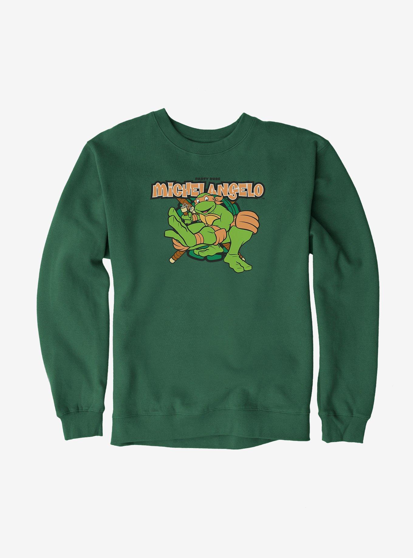 Teenage Mutant Ninja Turtles Michelangelo Party Dude Sweatshirt Hot Topic