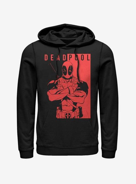 Marvel Deadpool Police Hoodie - BLACK | Hot Topic