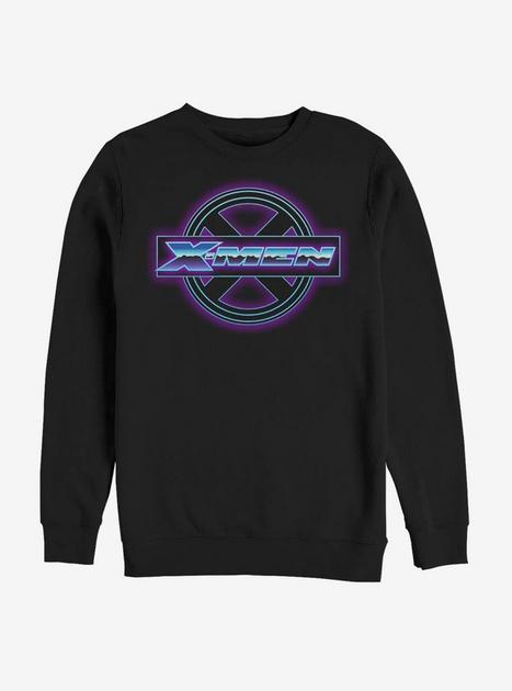 Marvel X-Men XMen 80's Logo Sweatshirt - BLACK | Hot Topic