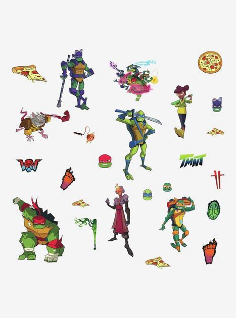 Teenage Mutant Ninja Turtles Rise Of The TMNT Peel And Stick Wall ...