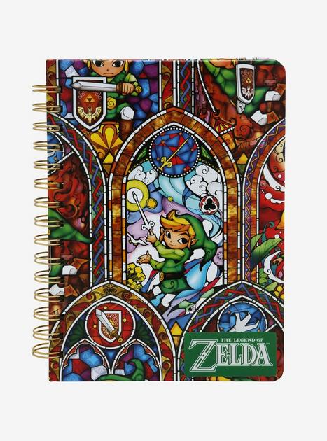 Nintendo The Legend of Zelda Stained Glass Notebook | BoxLunch