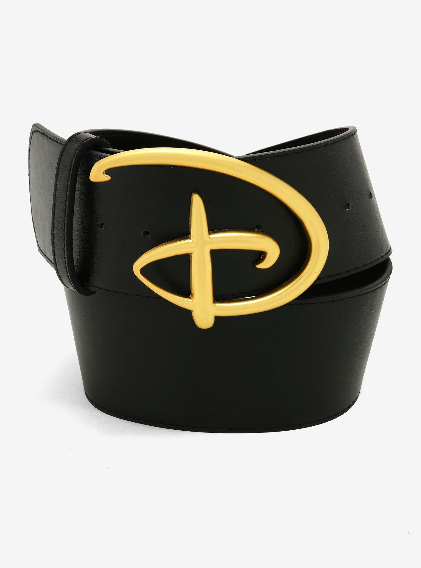 Buckle-Down Disney Gold Logo Belt | Hot Topic