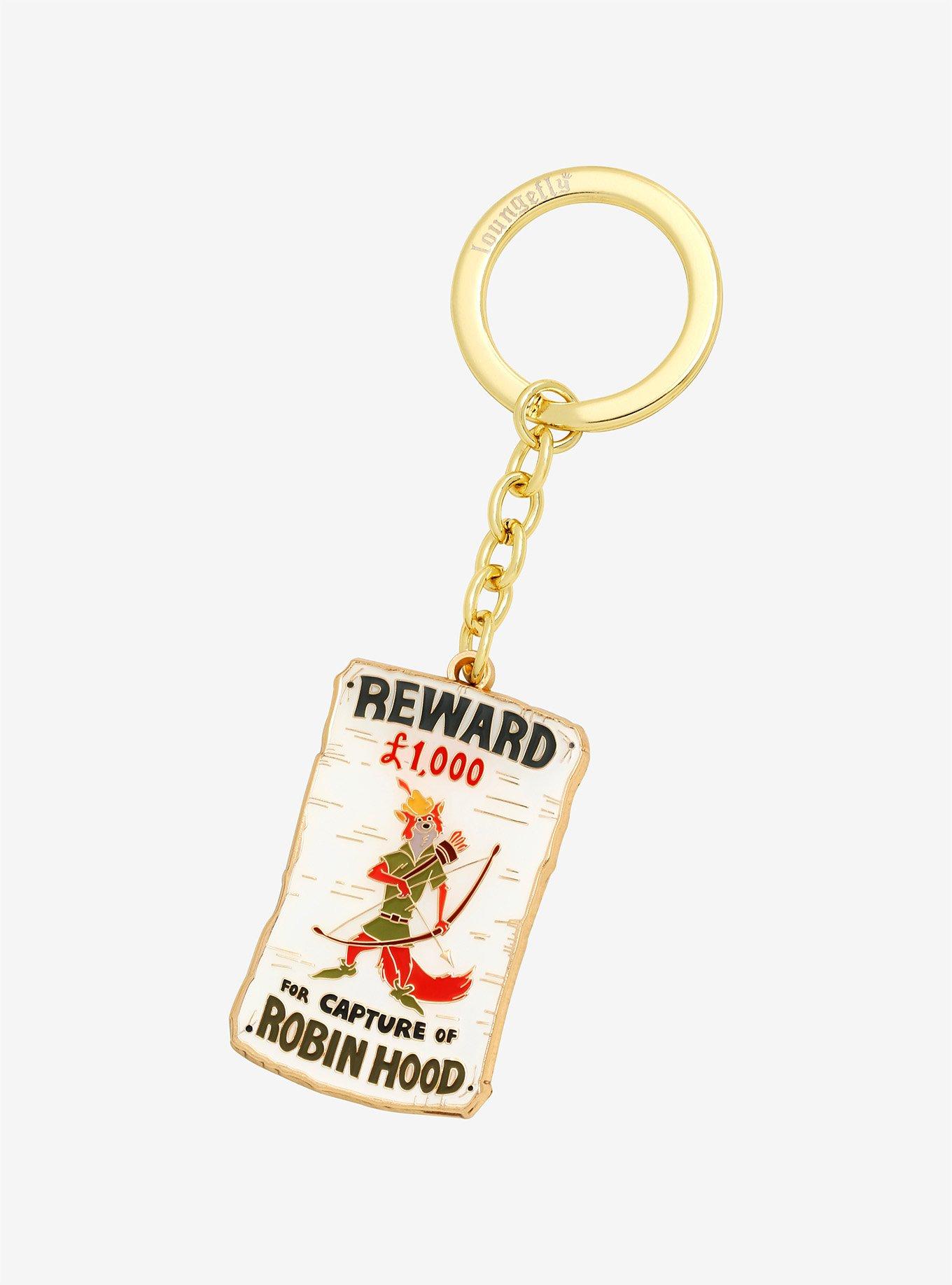 Loungefly Disney Robin Hood Reward Poster Enamel Keychain - BoxLunch ...