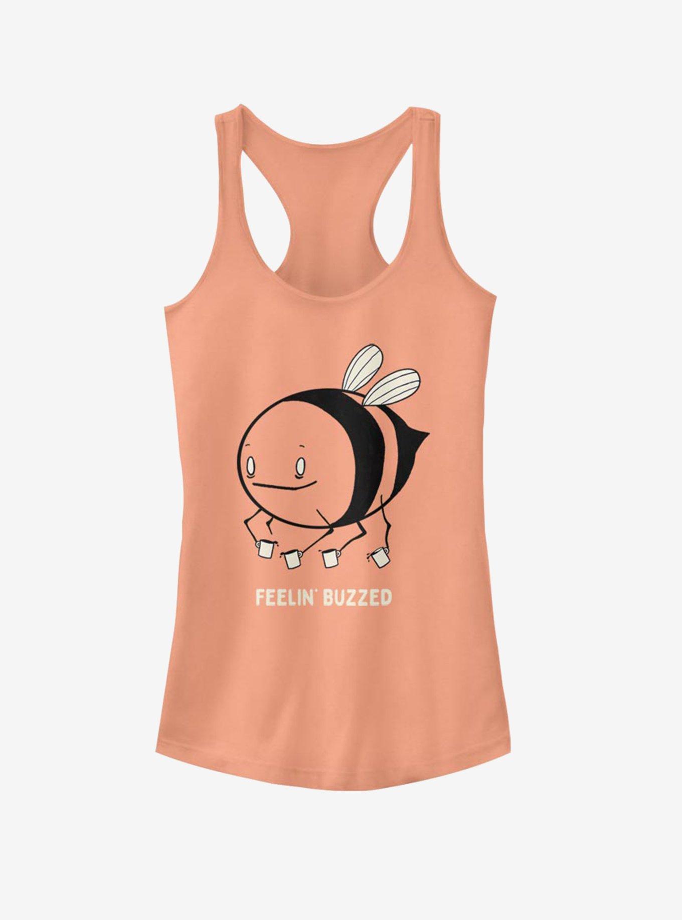 Feeling Buzzed Bee Girls Tank - ORANGE | Hot Topic