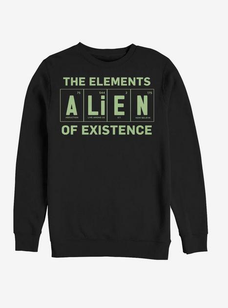 Alien Existence Element Sweatshirt - BLACK | Hot Topic