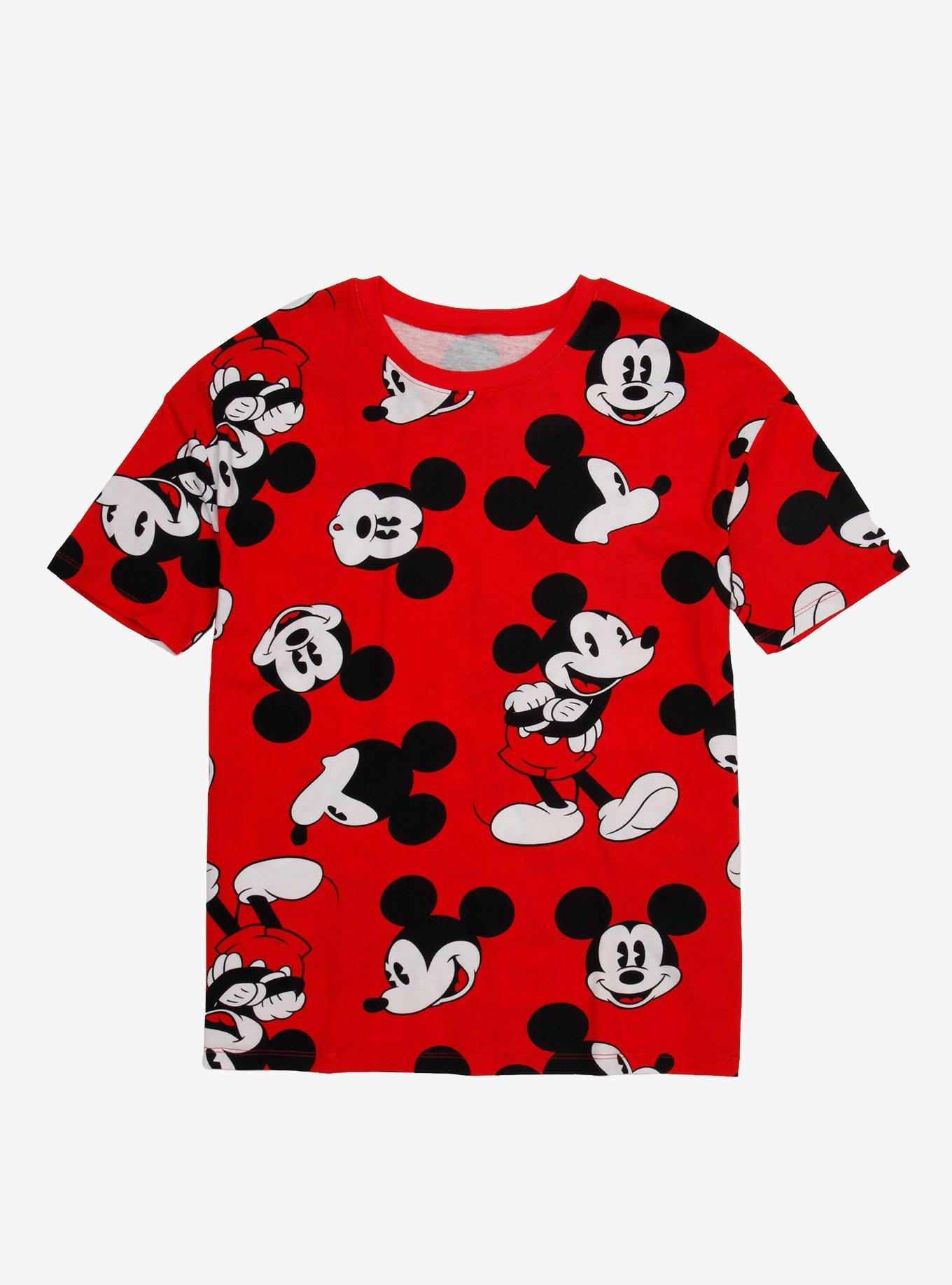 Disney Mickey Mouse Red Girls T-Shirt Plus Size | Hot Topic