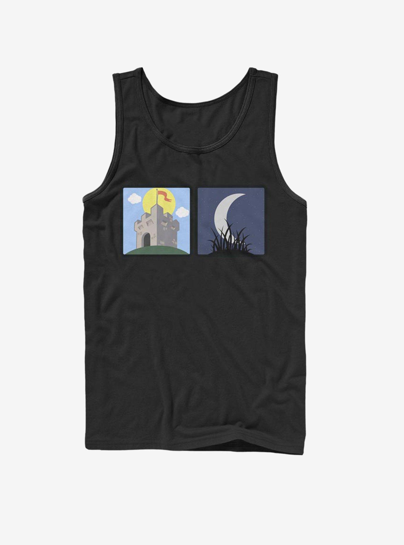 Fortress And Night Time Tank - BLACK | Hot Topic