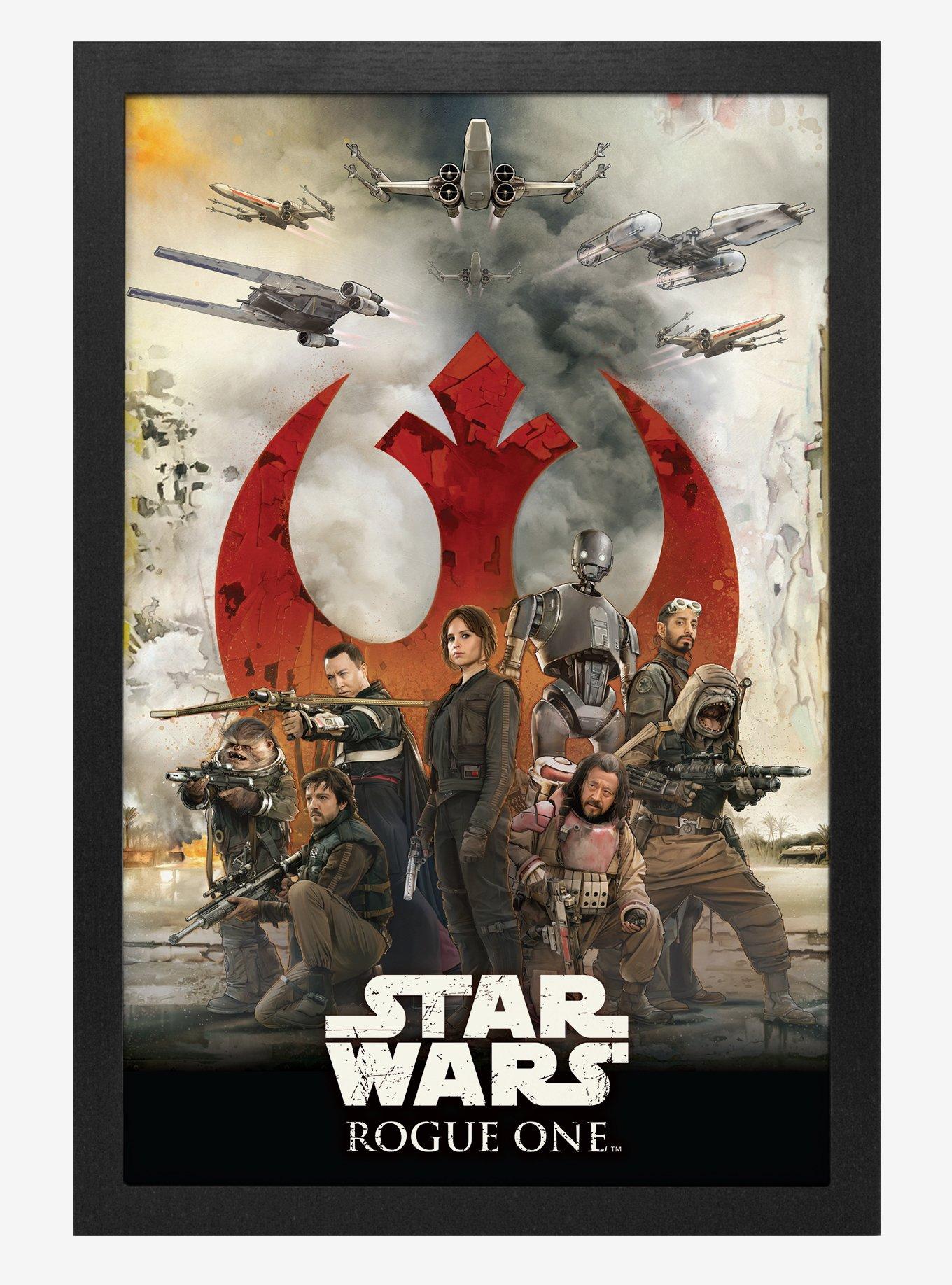 Star Wars Rogue One Rebels Logo Poster | Hot Topic