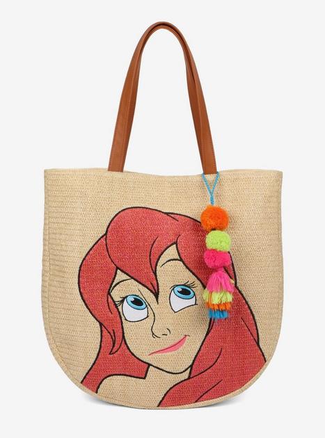 Danielle Nicole Disney The Little Mermaid Ariel Straw Tote Bag | BoxLunch