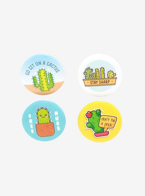 Cactus Vibes Button Set | Hot Topic