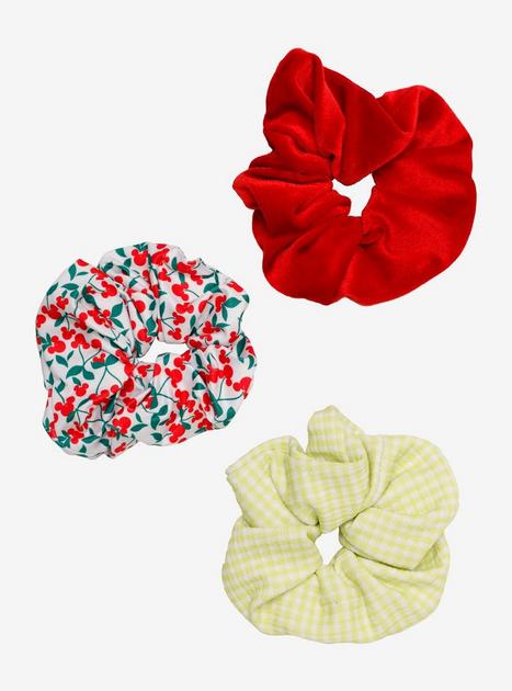 Disney Mickey Mouse Cherry Scrunchie Set | Hot Topic