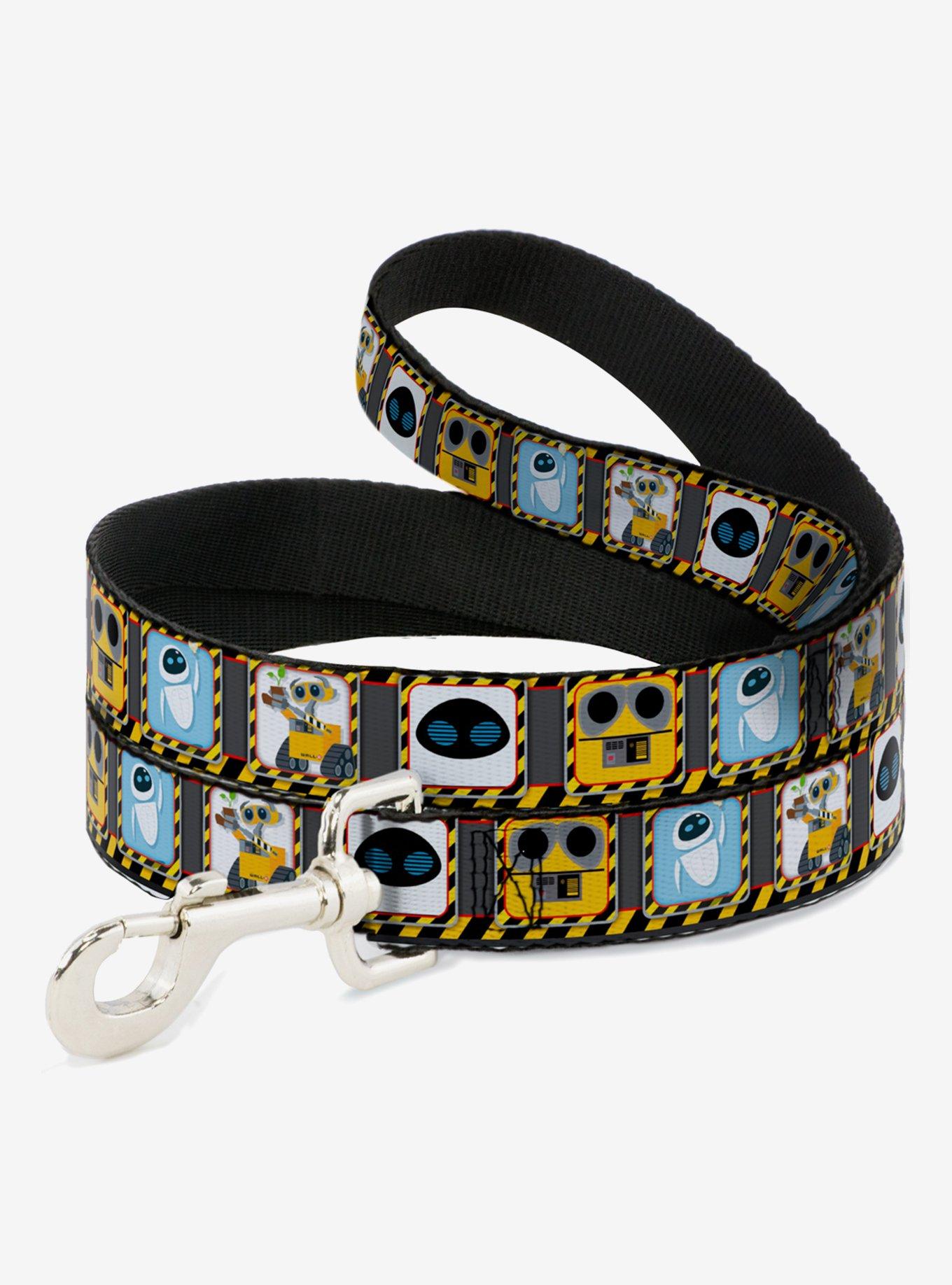 Disney Pixar Wall-E & Eve Pose Face Hazard Blocks Dog Leash | BoxLunch