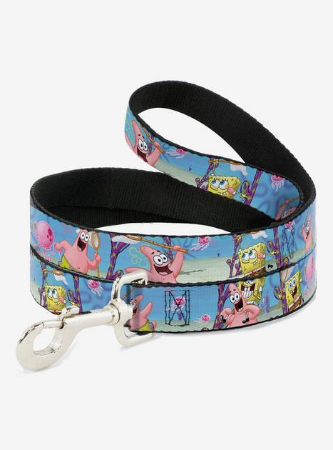 Spongebob Squarepants Patrick Starfish Jellyfishing Scenes Dog Leash ...