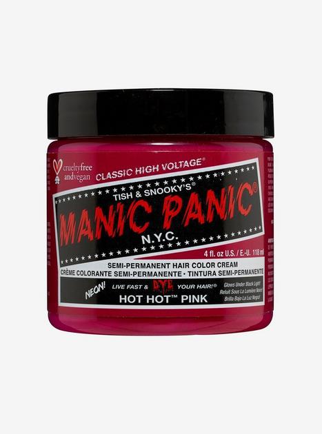 Manic Panic Hot Hot Pink Classic High Voltage Semi-Permanent Hair Dye ...