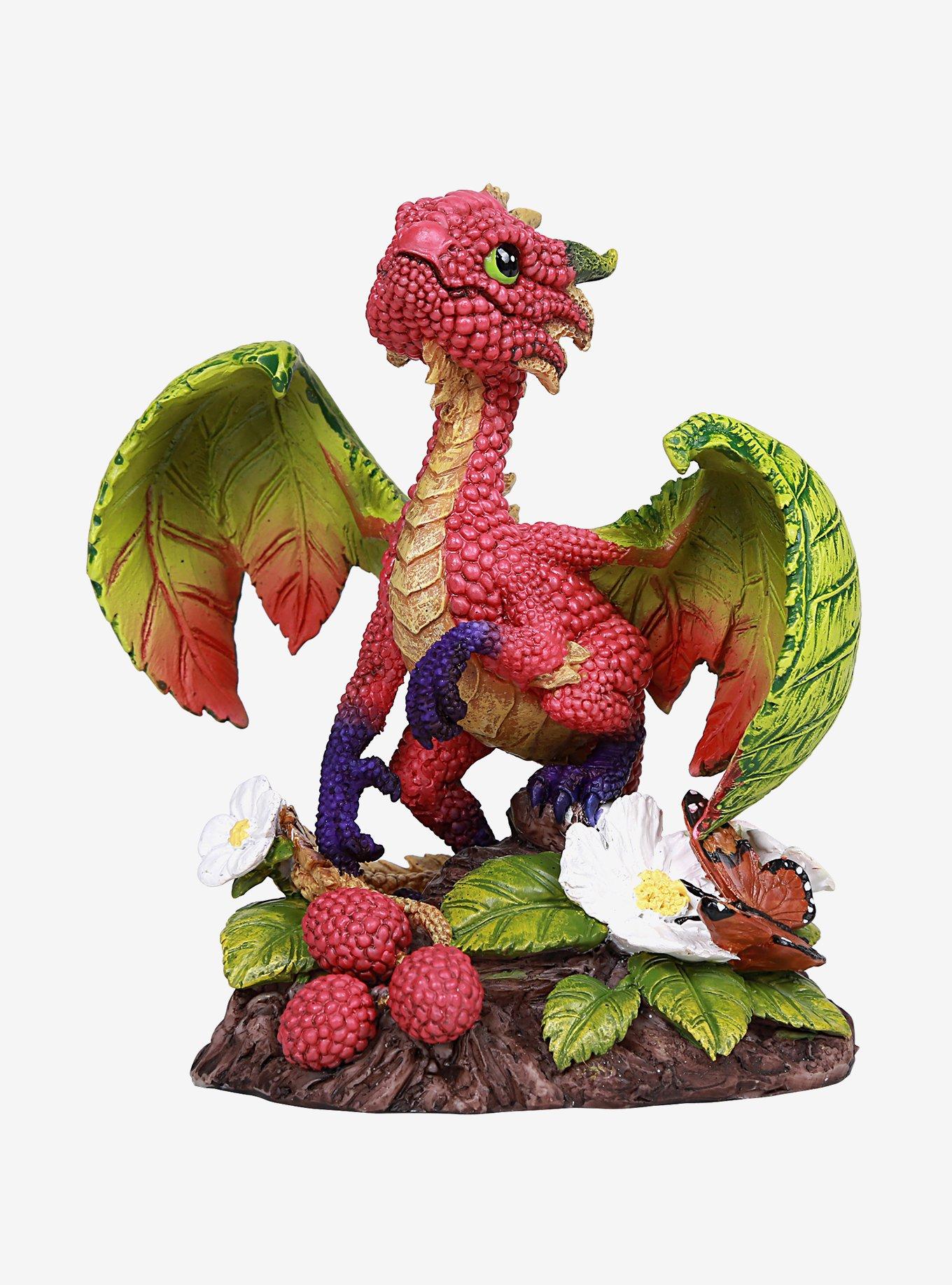 Raspberry Dragon Figurine | Hot Topic