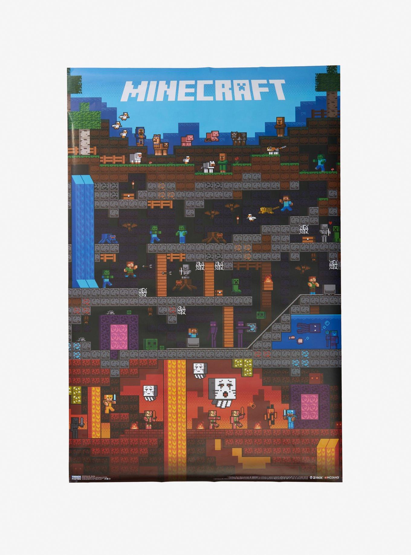 Minecraft Worldly Poster | Hot Topic