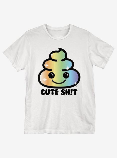 Cute Shit T-Shirt - WHITE | Hot Topic