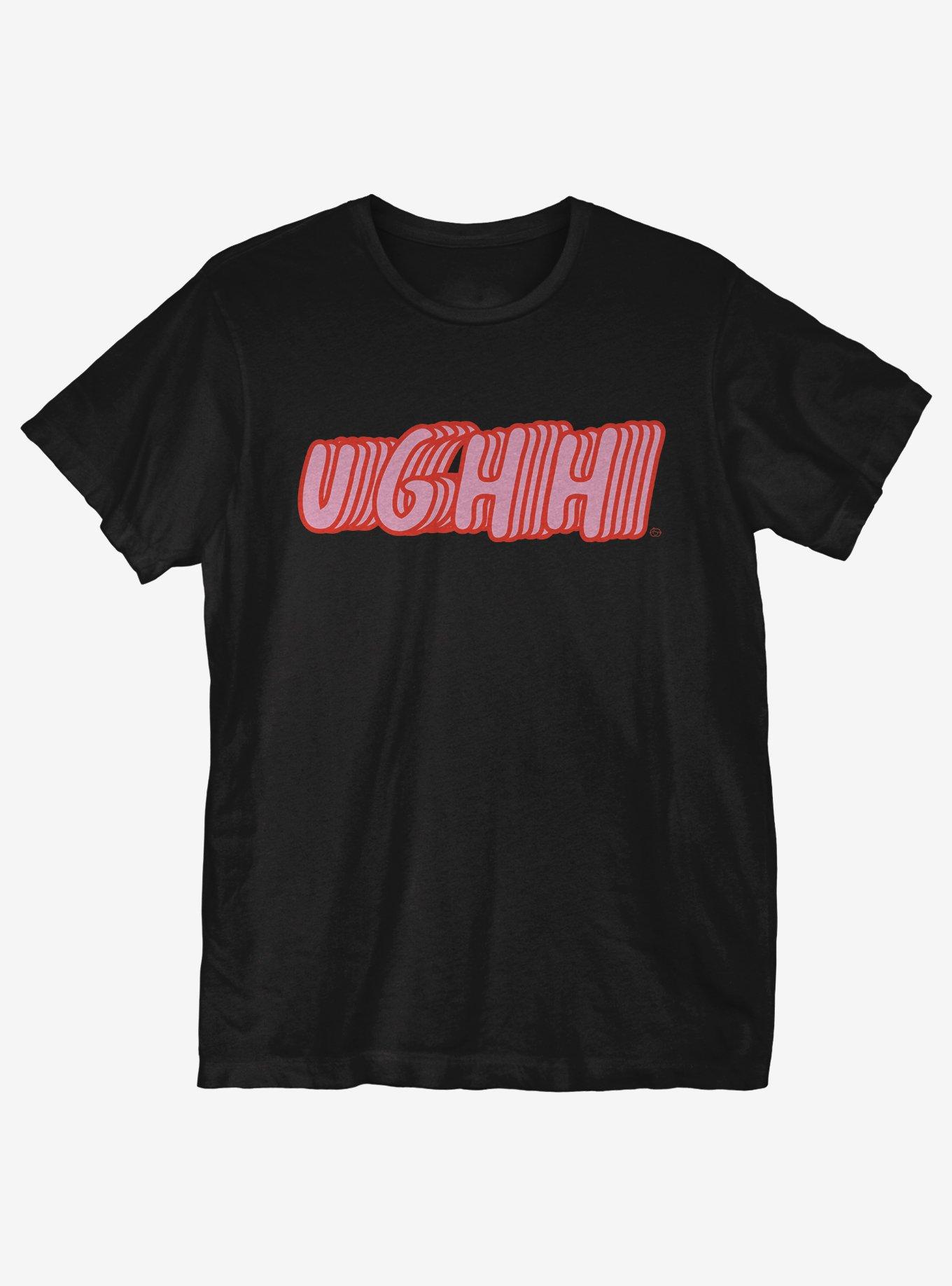 Ughh Bubble Letters T-Shirt - BLACK | Hot Topic