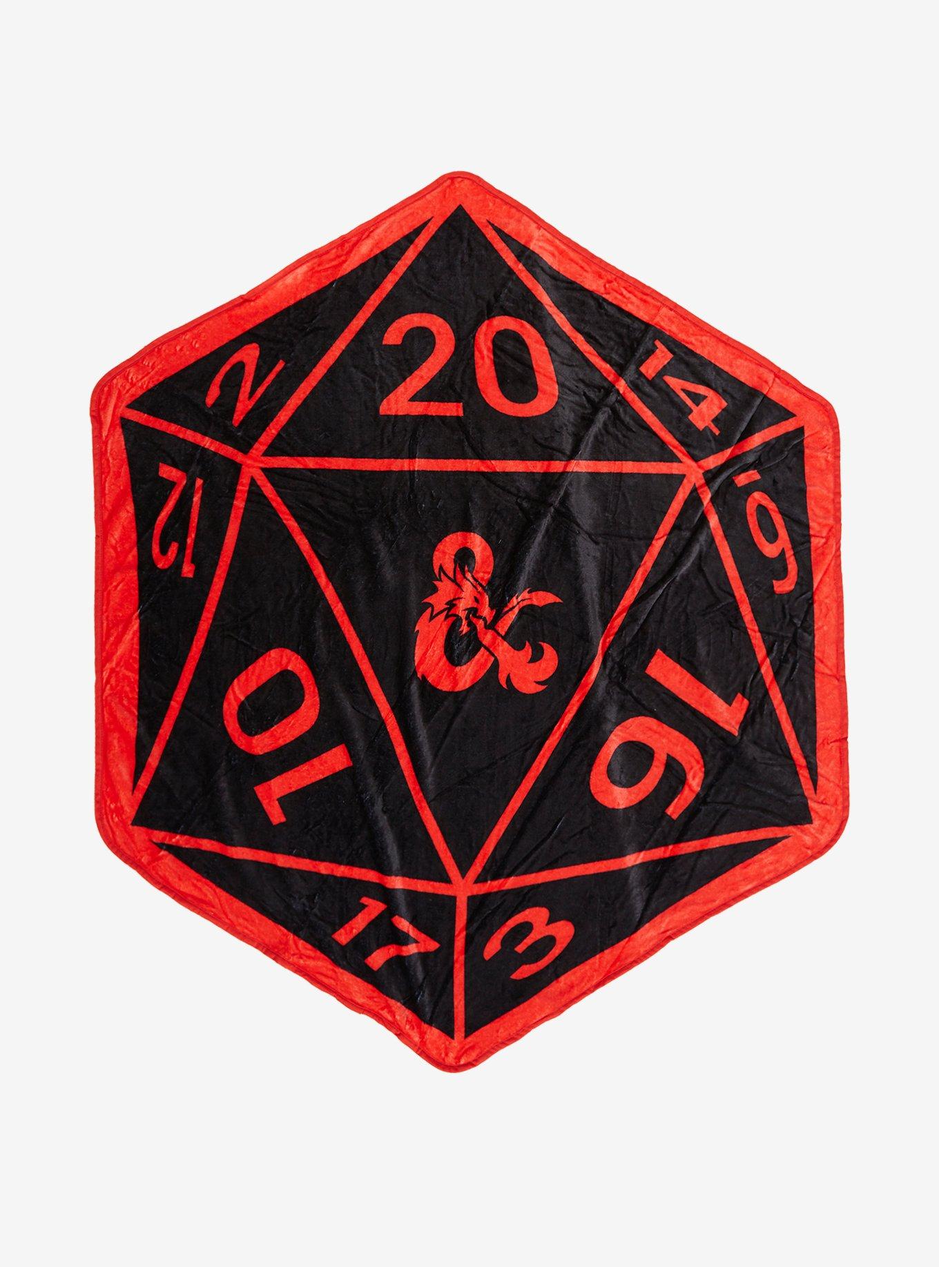 Dungeons & Dragons D20-Shaped Throw Blanket | Hot Topic