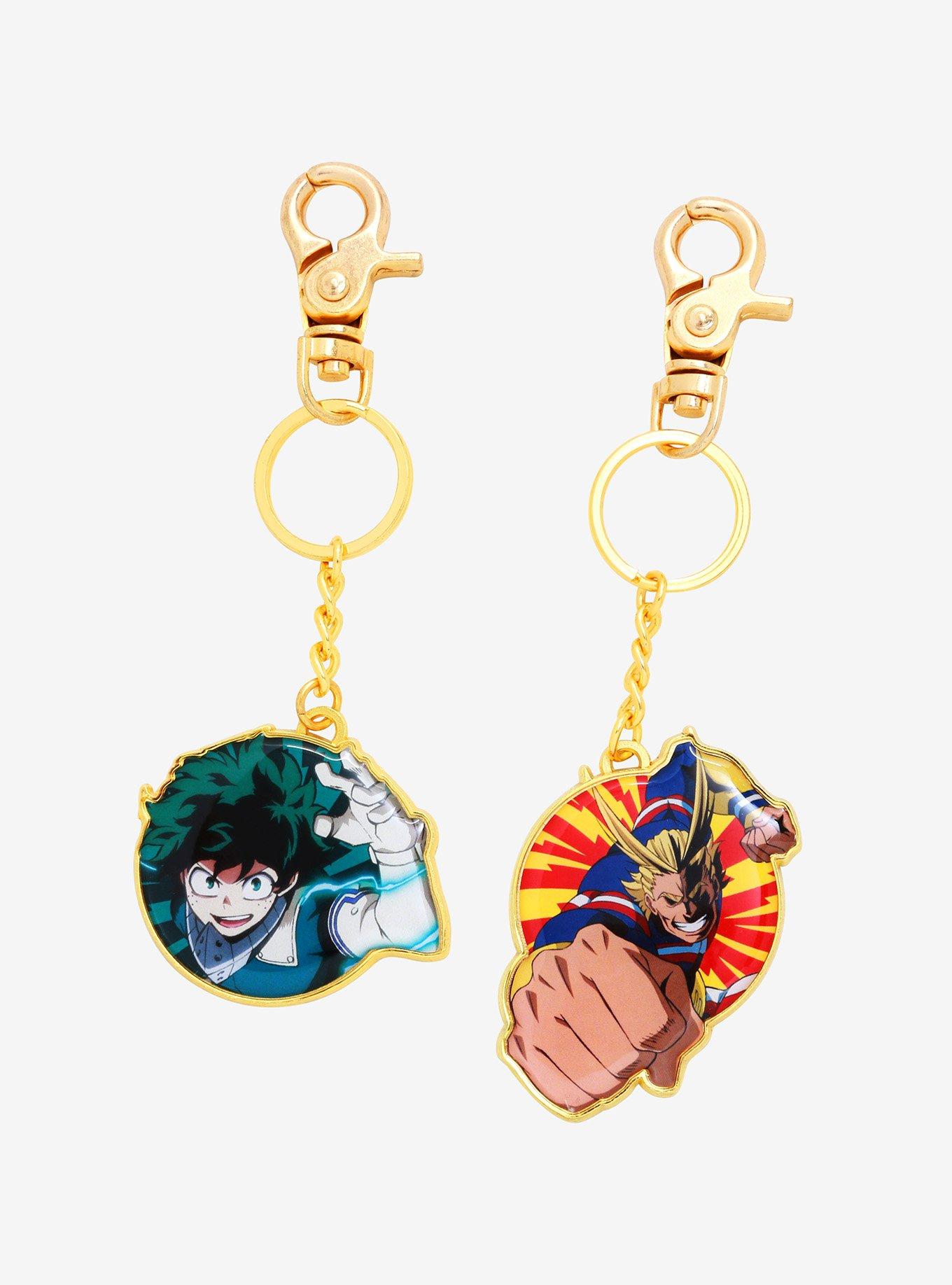 My Hero Academia Deku & All Might Keychain Set - BoxLunch Exclusive ...