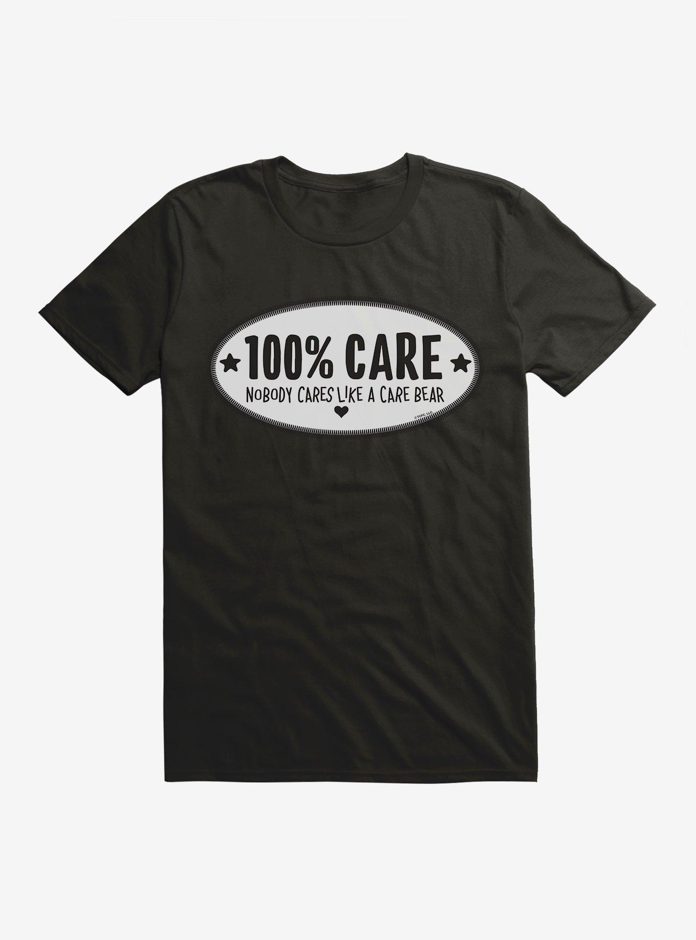 Care Bears Grayscale 100% Care T-Shirt | BoxLunch