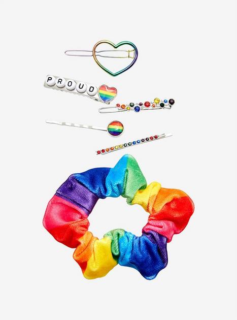 Rainbow Pride Hair Accessory Set | Hot Topic