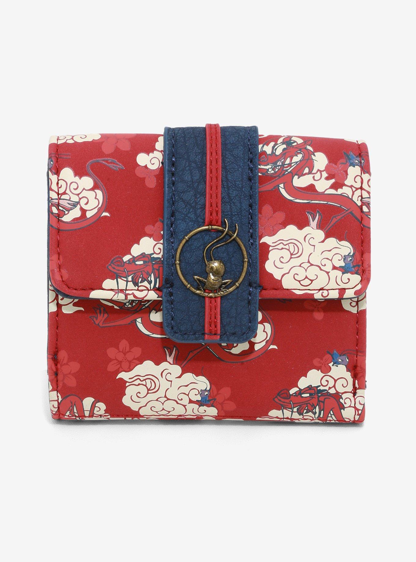 Loungefly Disney Mulan Clouds Small Wallet | BoxLunch