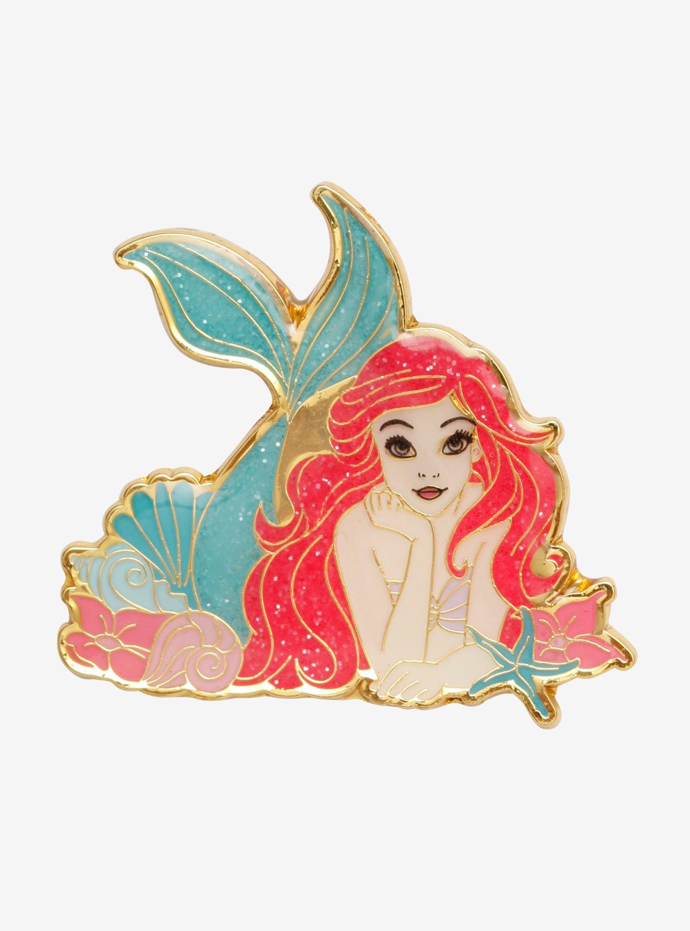 Disney The Little Mermaid Ariel Glitter Enamel Pin | Hot Topic