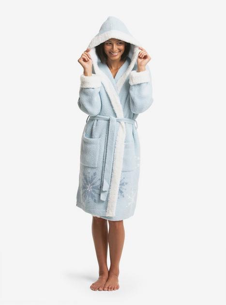 CozyChic Frozen Disney Frozen Women's Robe Ice Blue Multi | BoxLunch