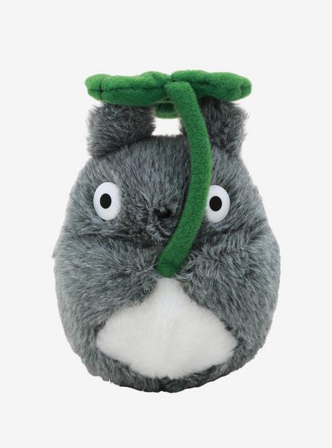Studio Ghibli My Neighbor Totoro Fuzzy Totoro With Leaf Mini Plush ...