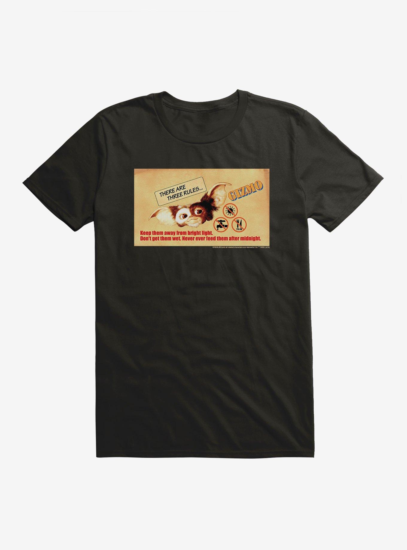 Gremlins Gizmo Three Rules T-Shirt | BoxLunch
