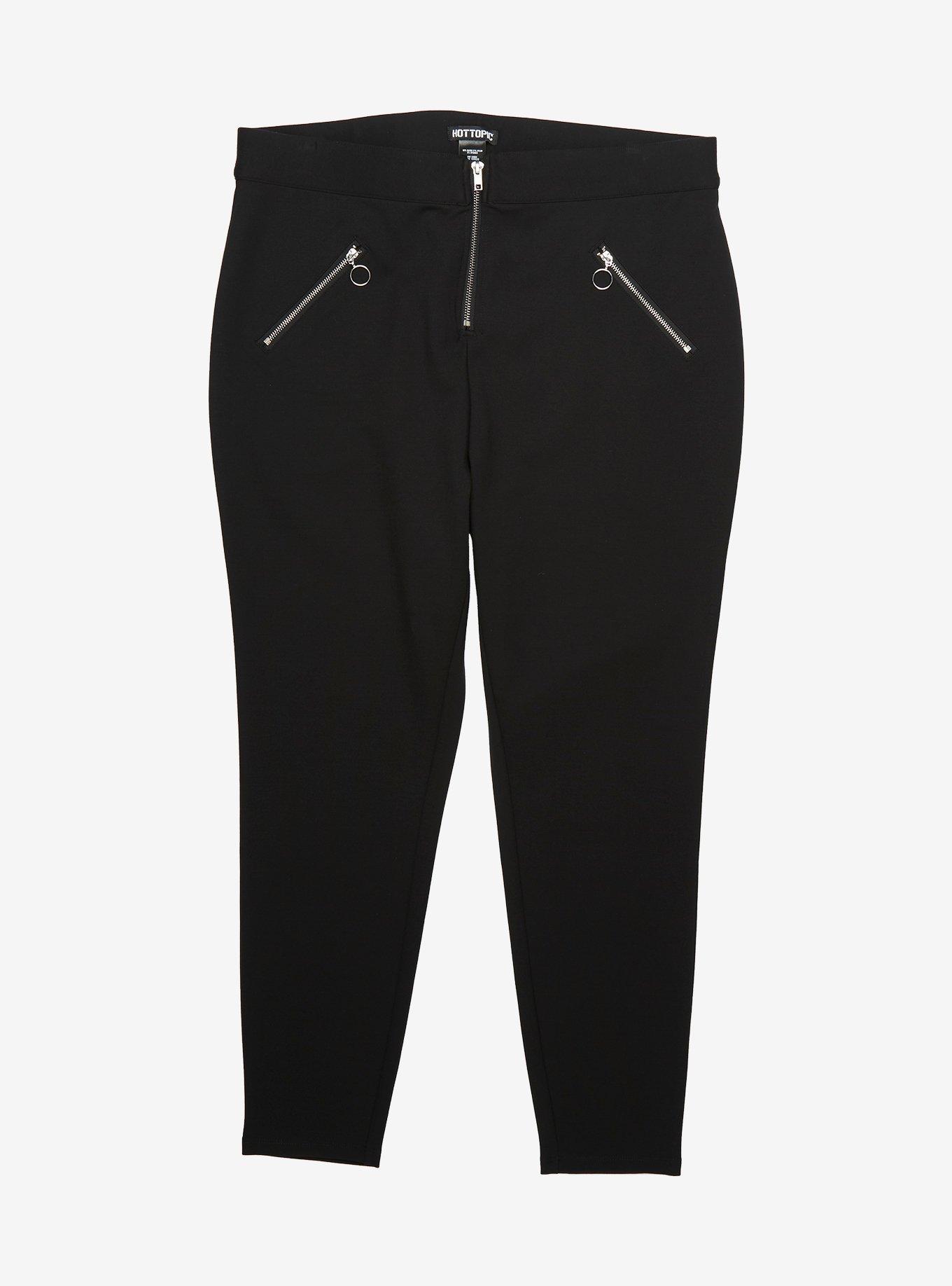 Black Hi-Rise Skinny Pants Plus Size | Hot Topic