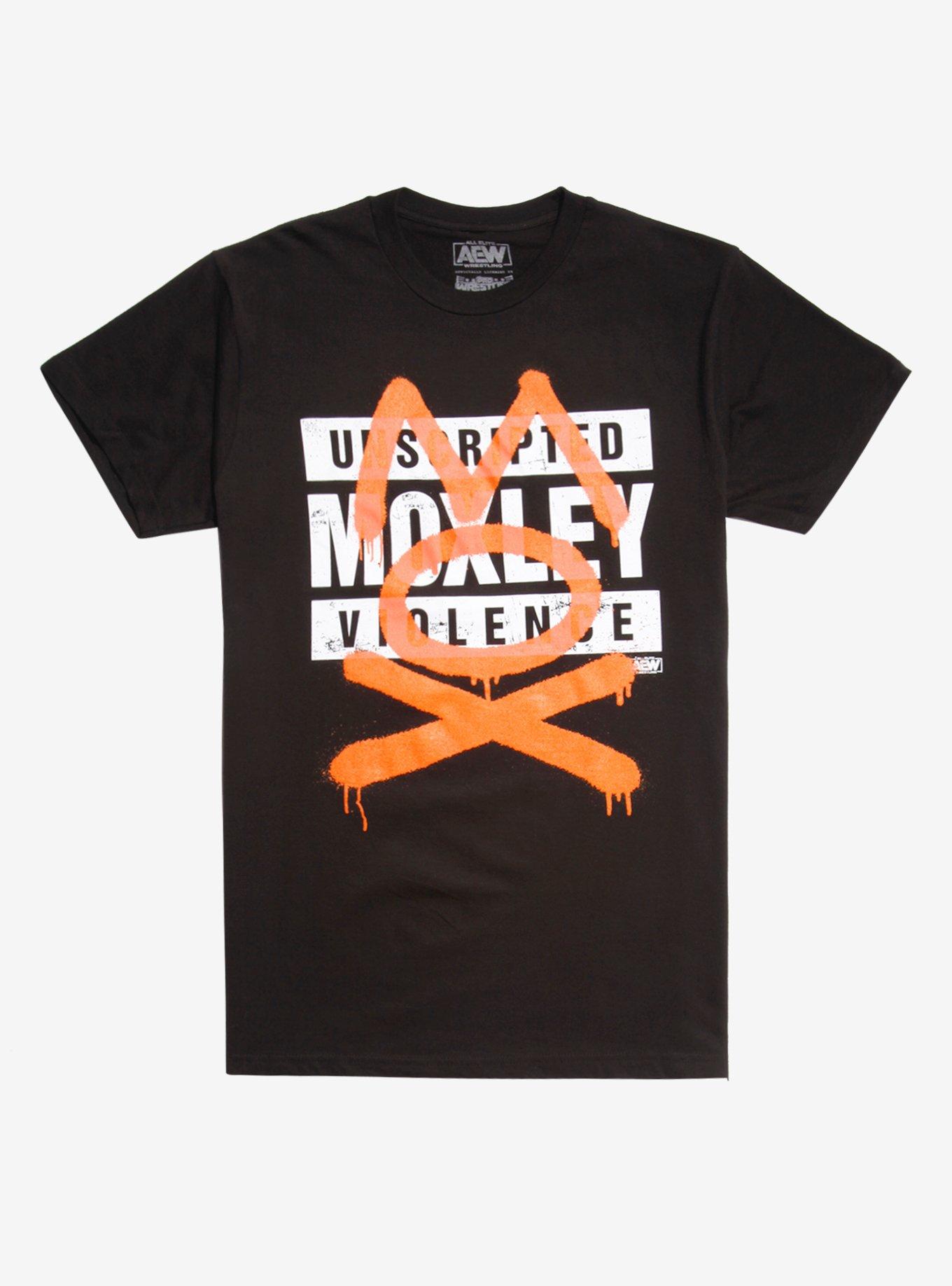 All Elite Wrestling Unscripted Moxley Violence T-Shirt | Hot Topic