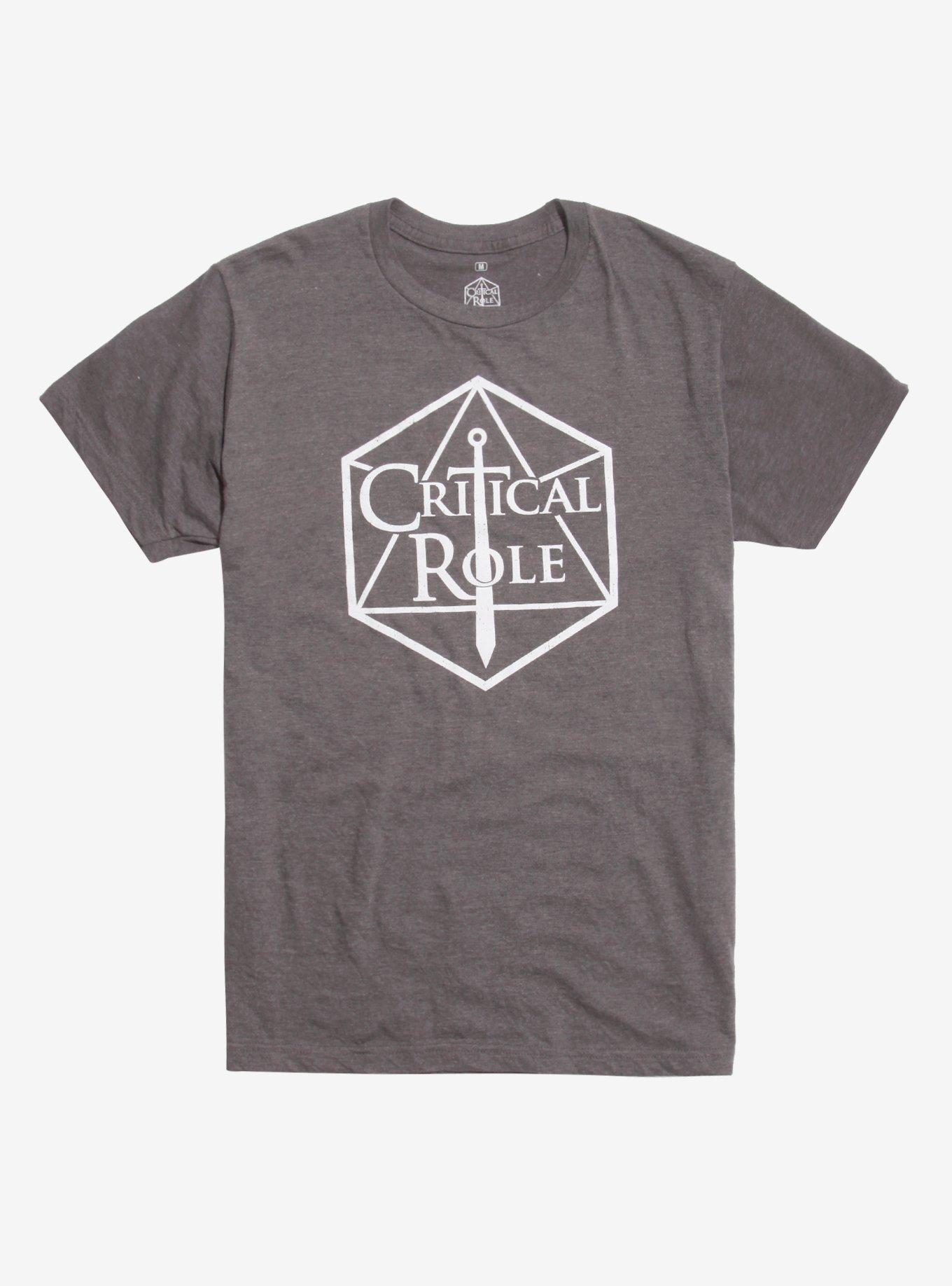 Critical Role White Logo T-Shirt | Hot Topic