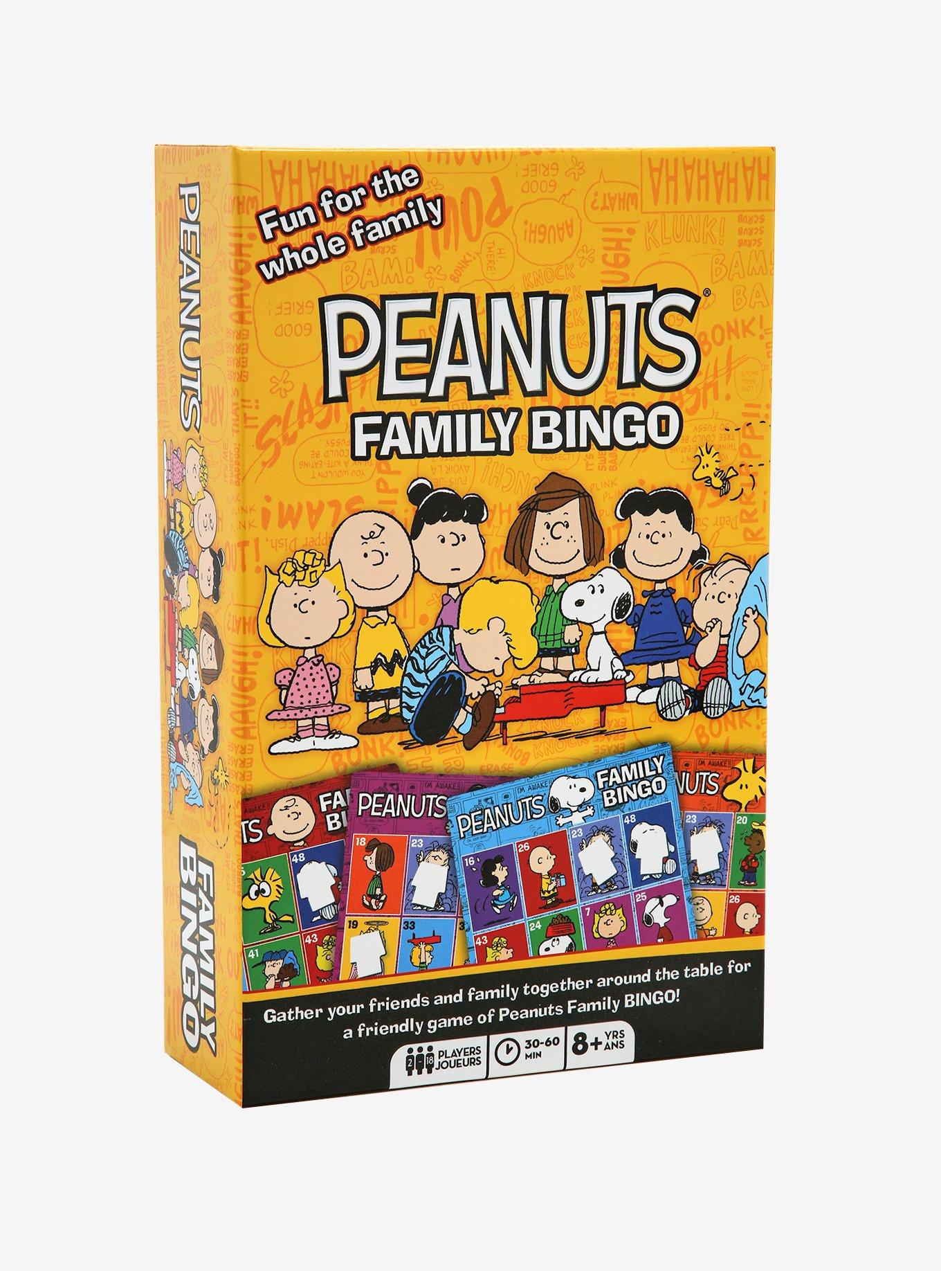 Peanuts Family Bingo | Hot Topic
